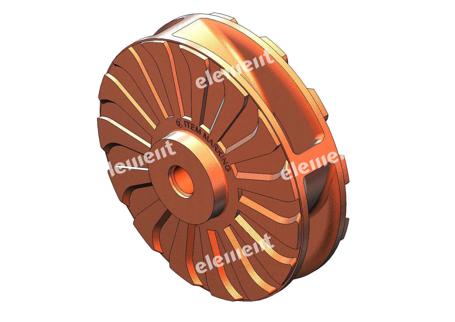 IMPELLER MM200-447-00013 for mining equipment