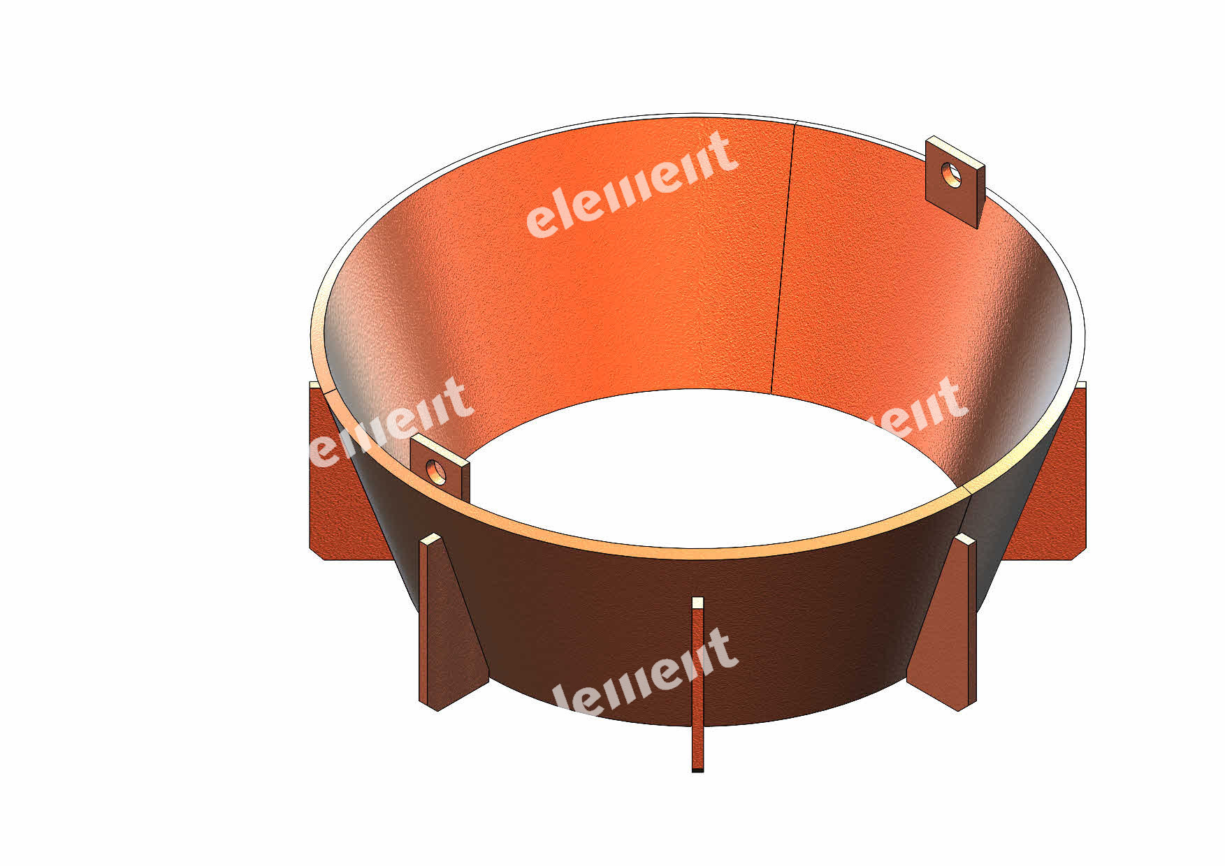 CONICAL HOPPER 7085728250 for mining equipment