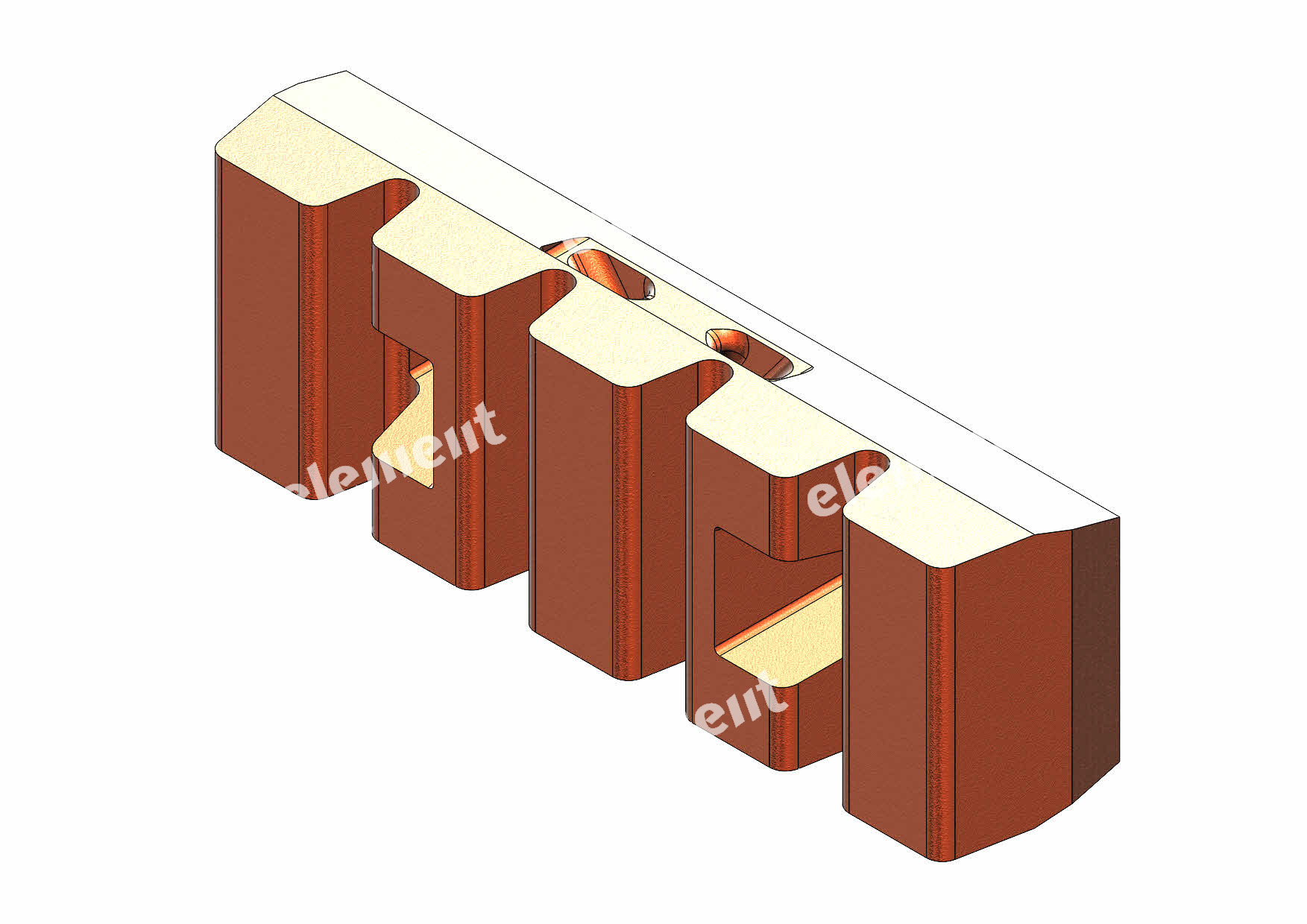 JAW PLATE, MOVABLE MIDDLE HD 2P 400.0461-001 for mining equipment