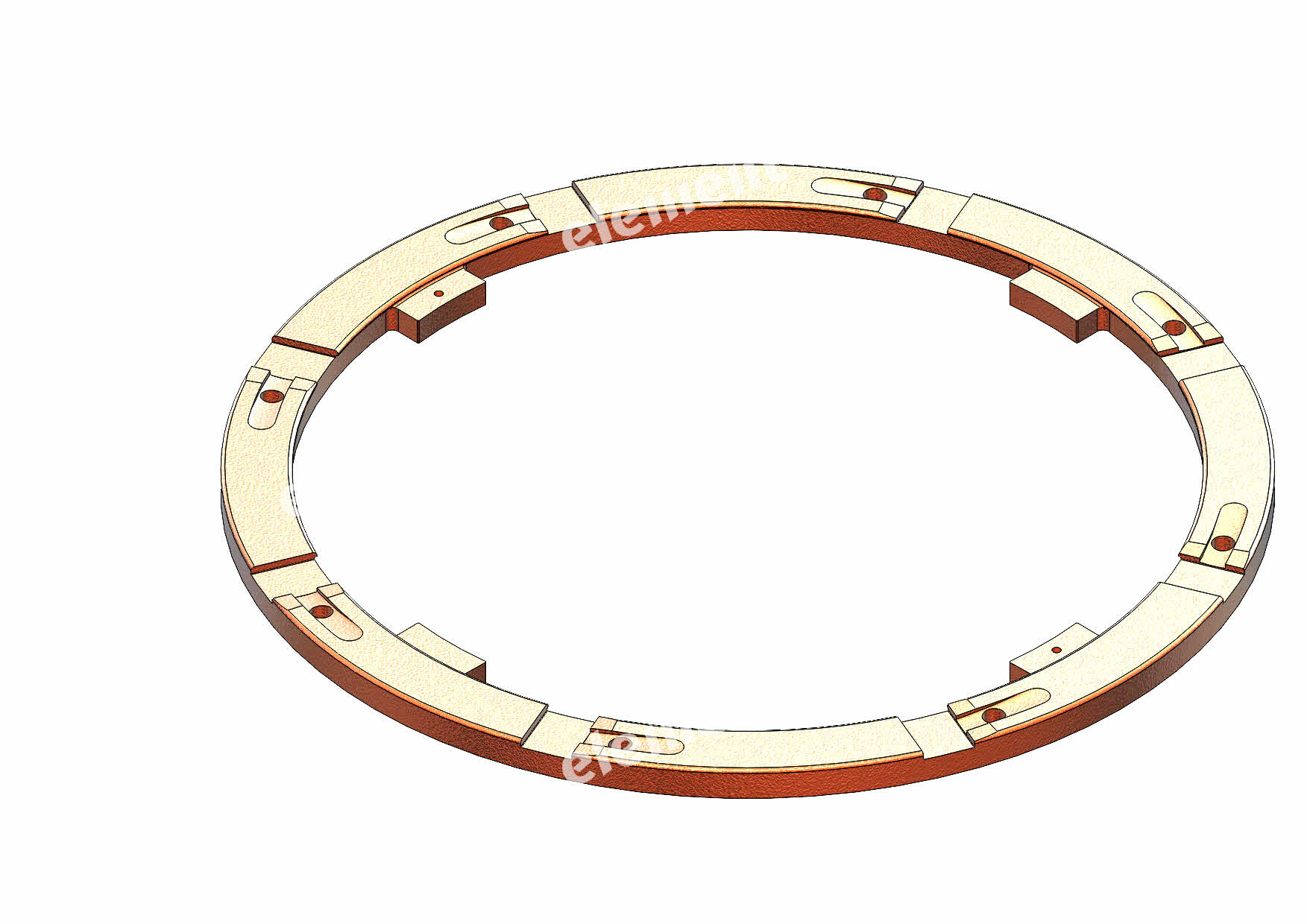 ECCENTRIC WEARING PLATE 442.8761-01 for mining equipment