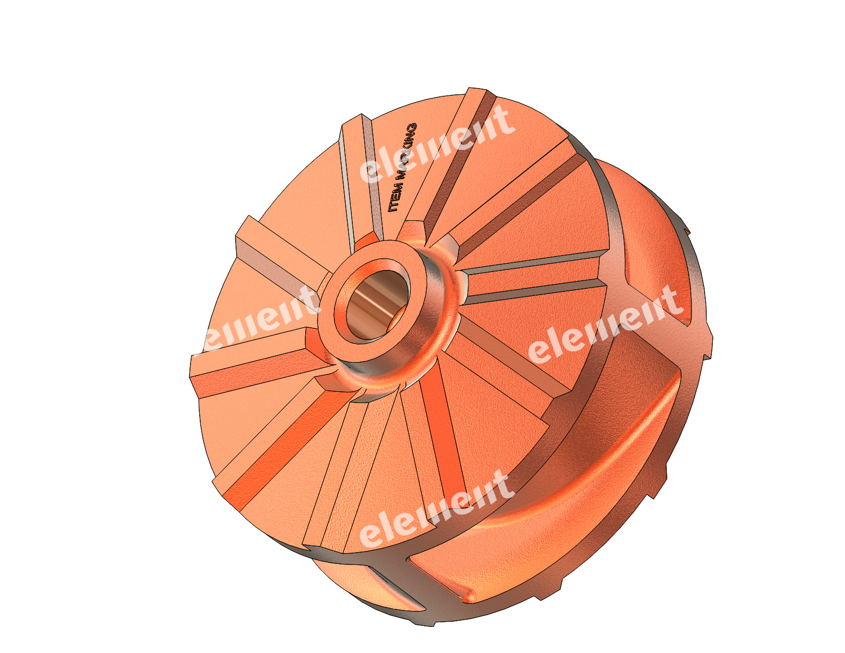 IMPELLER 502458-1 for mining equipment