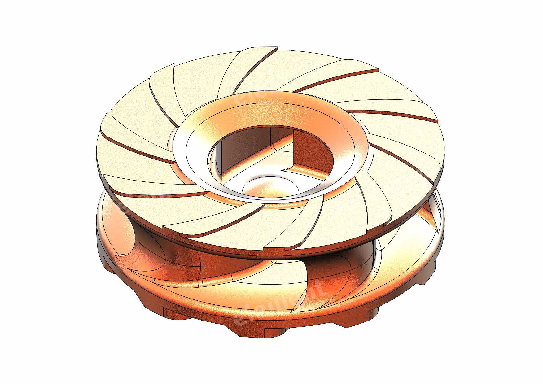 IMPELLER F6147C55 for mining equipment