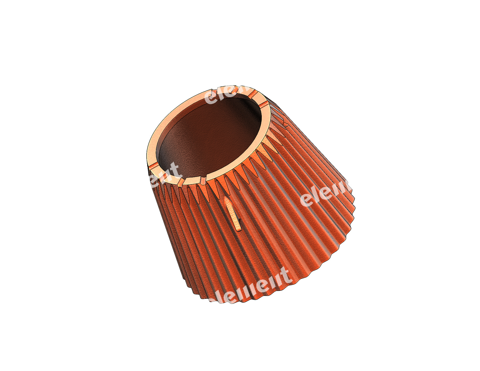 MANTLE, UPPER PARTIALLY CORRUGATED 2P 17-502-015-056 for mining equipment