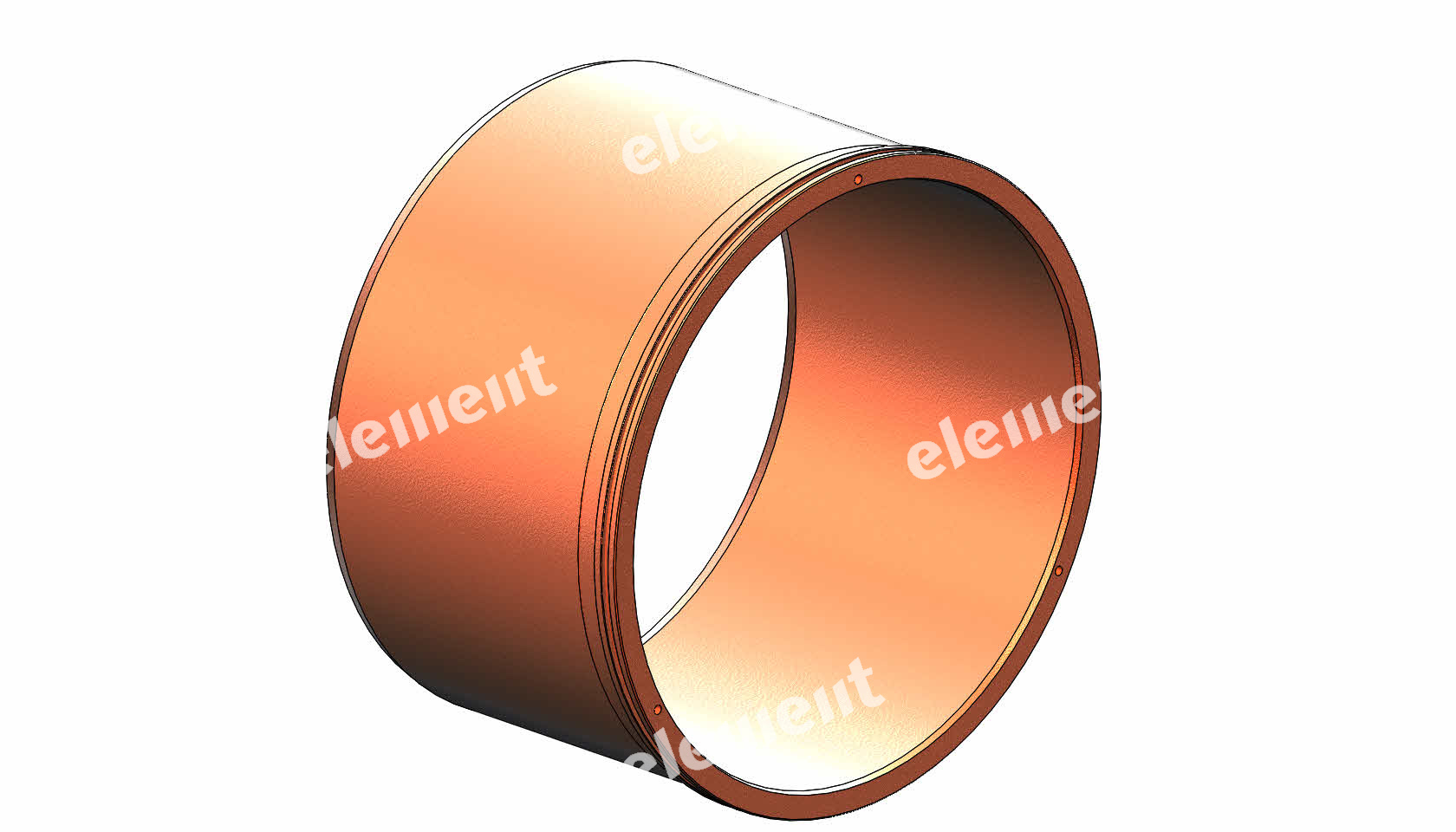 HYDROSET CYLINDER BUSHING 442.7166-01 for mining equipment