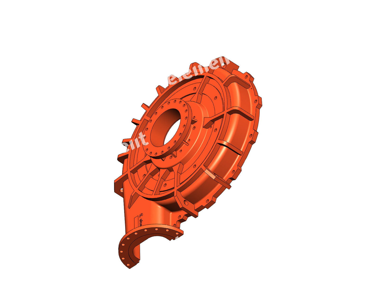 SUCTION SIDE CASING RM400-012-12001 for mining equipment