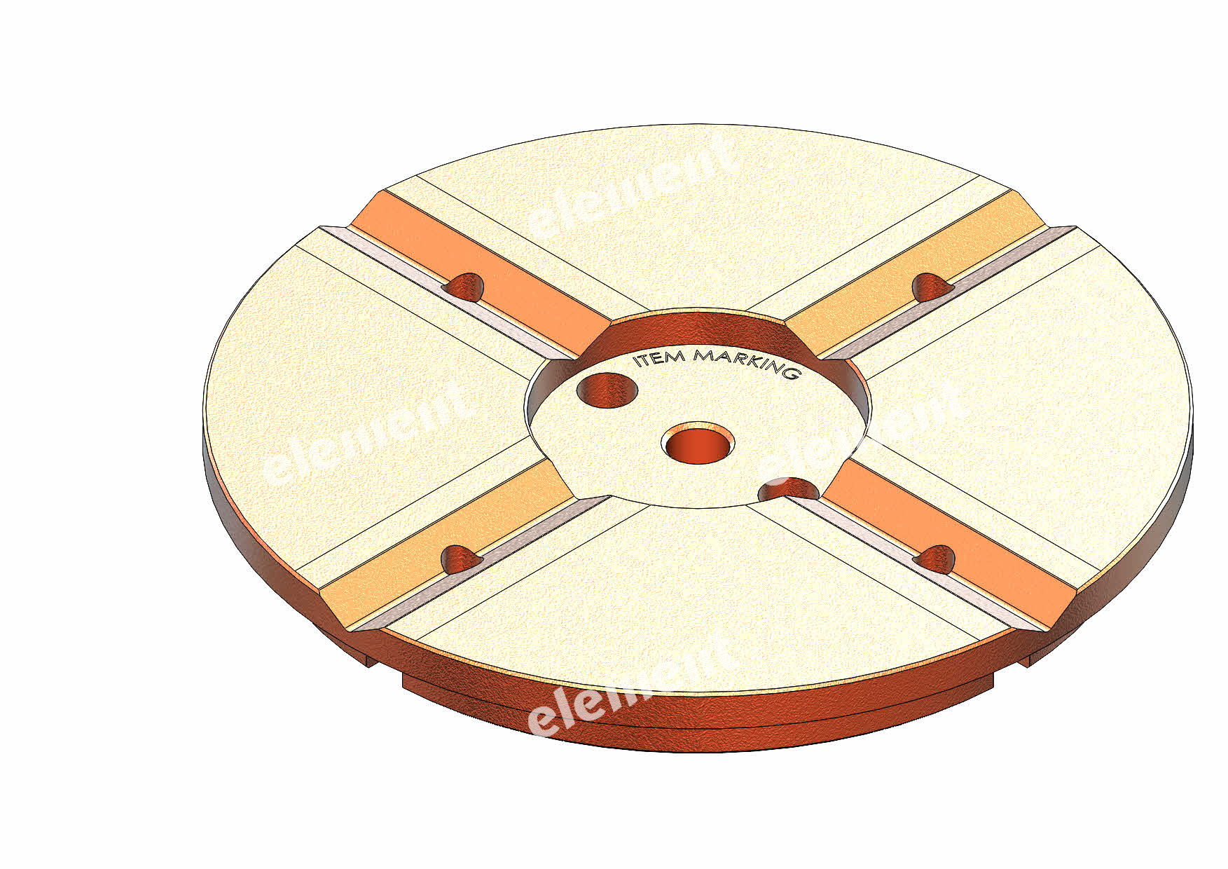 WEARING PLATE 1275.01.337 for mining equipment