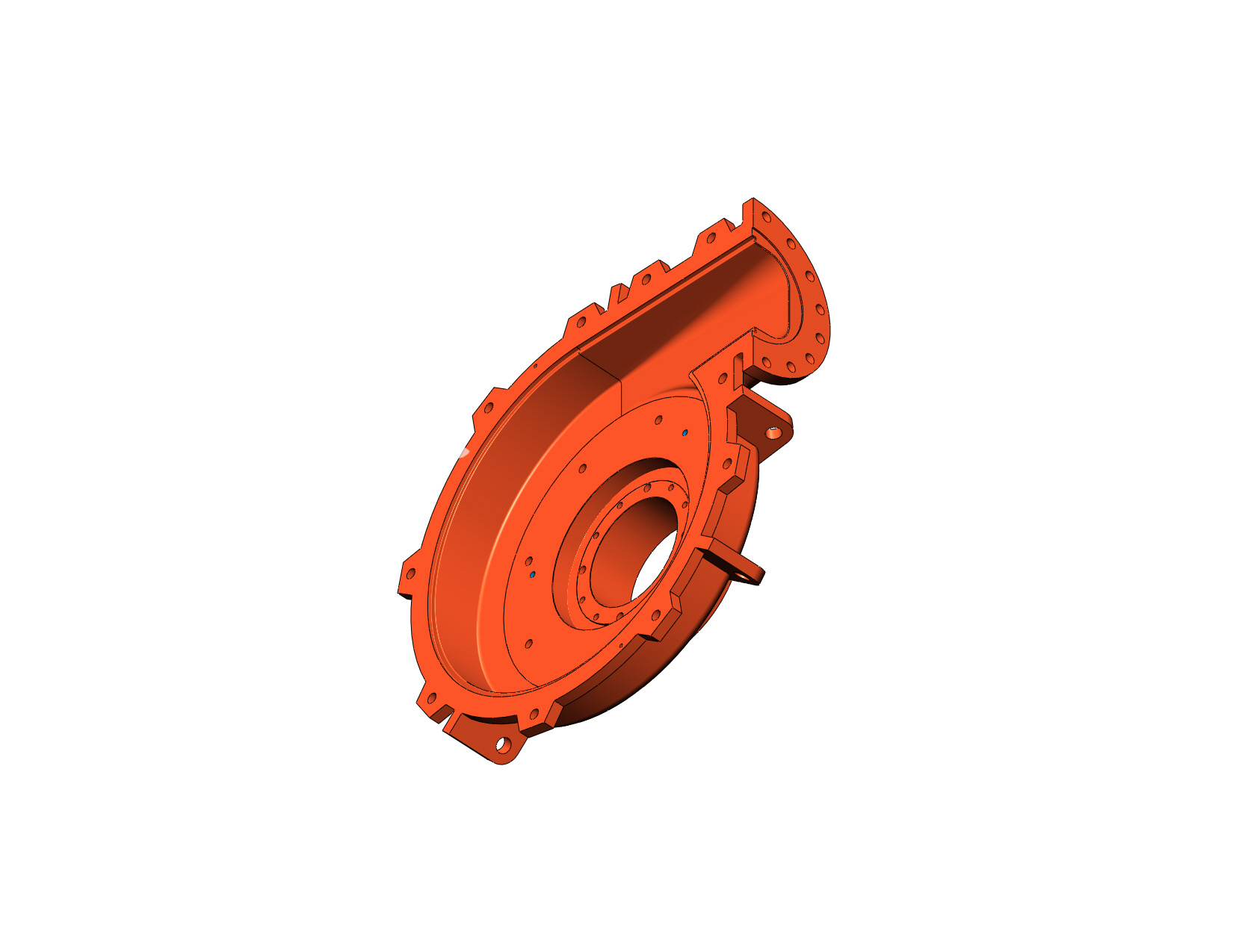 SUCTION SIDE CASING RM300-012-12001 for mining equipment