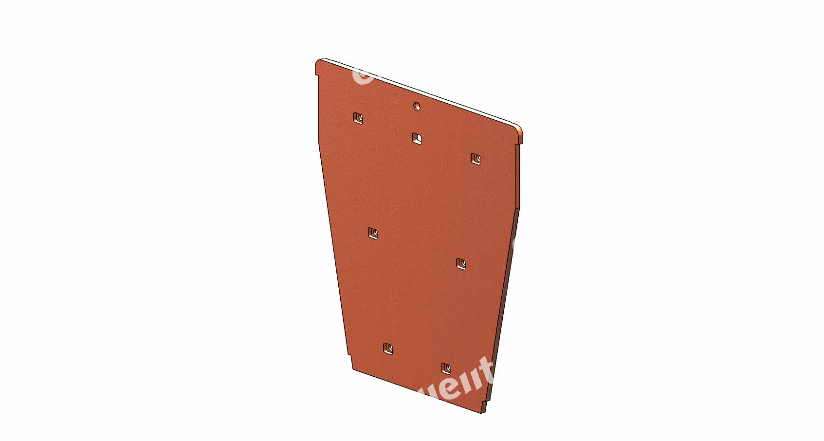 CHEEK PLATE, UPPER 402.4361-01 for mining equipment