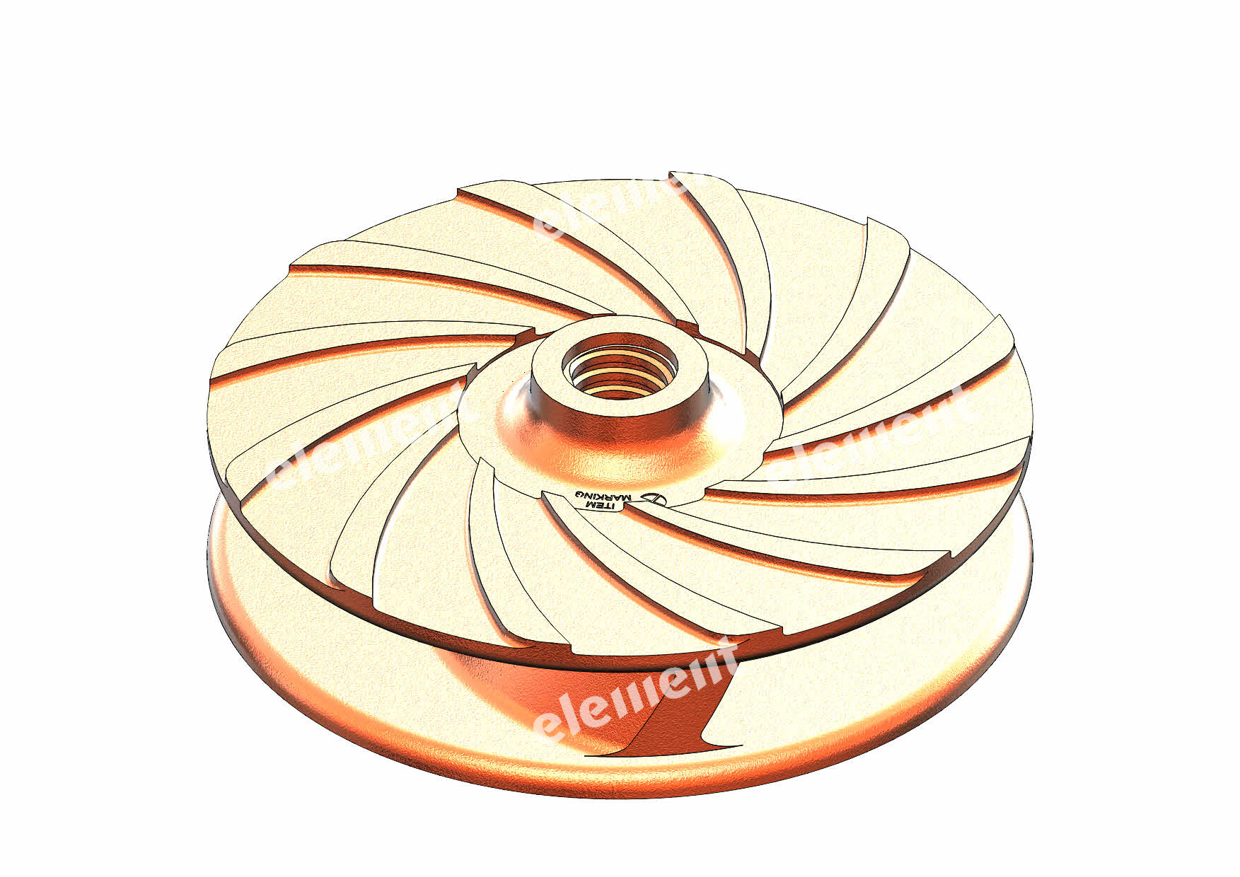 IMPELLER H18137DPT2080A05 for mining equipment