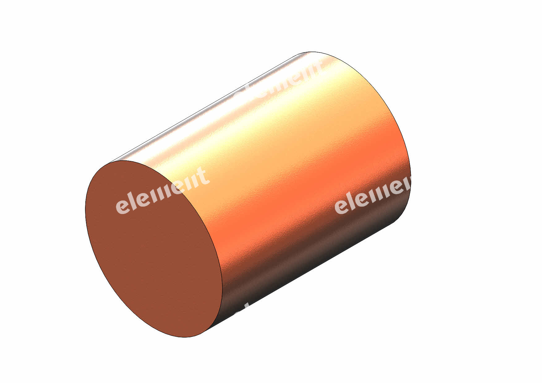 RUBBER PLUG D40x55 EL_2080000004 for mining equipment