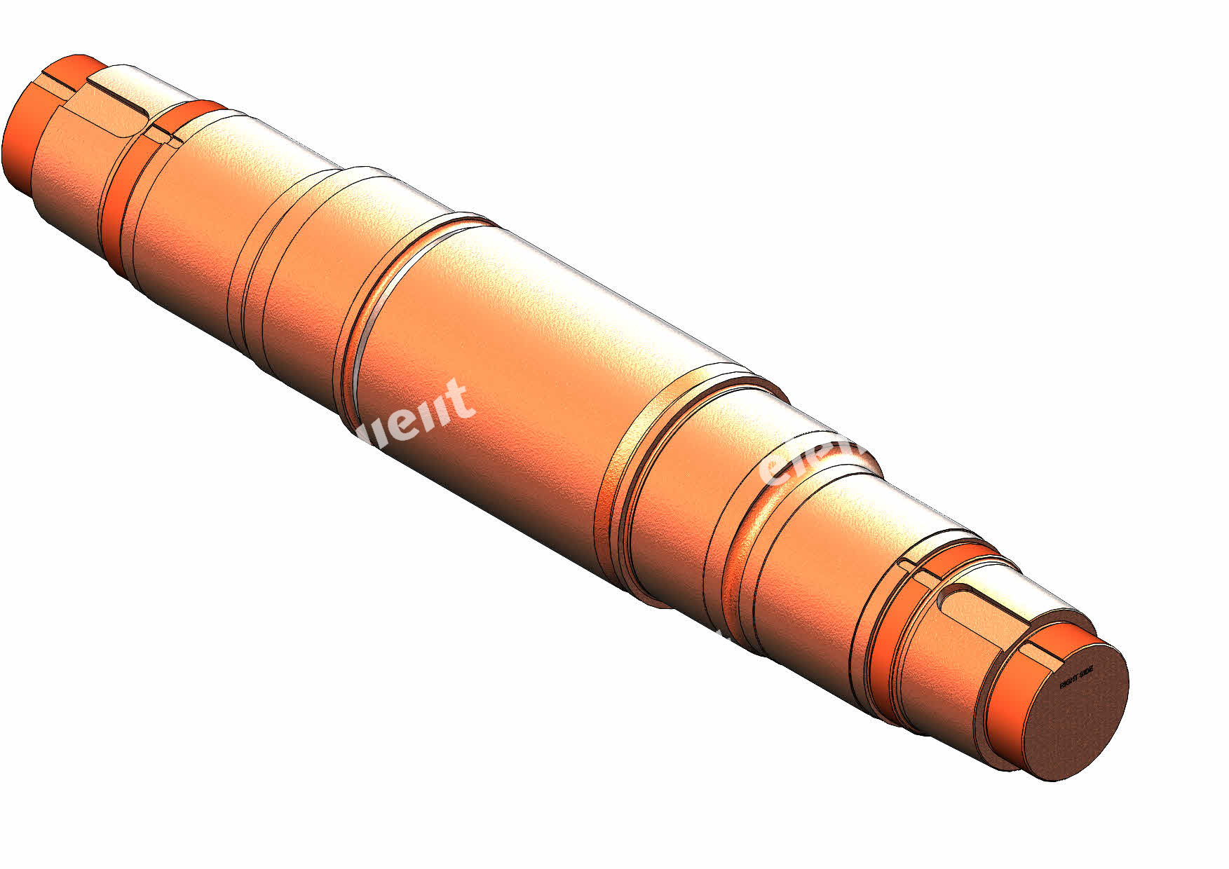 ECCENTRIC SHAFT 400.1111-001 for mining equipment